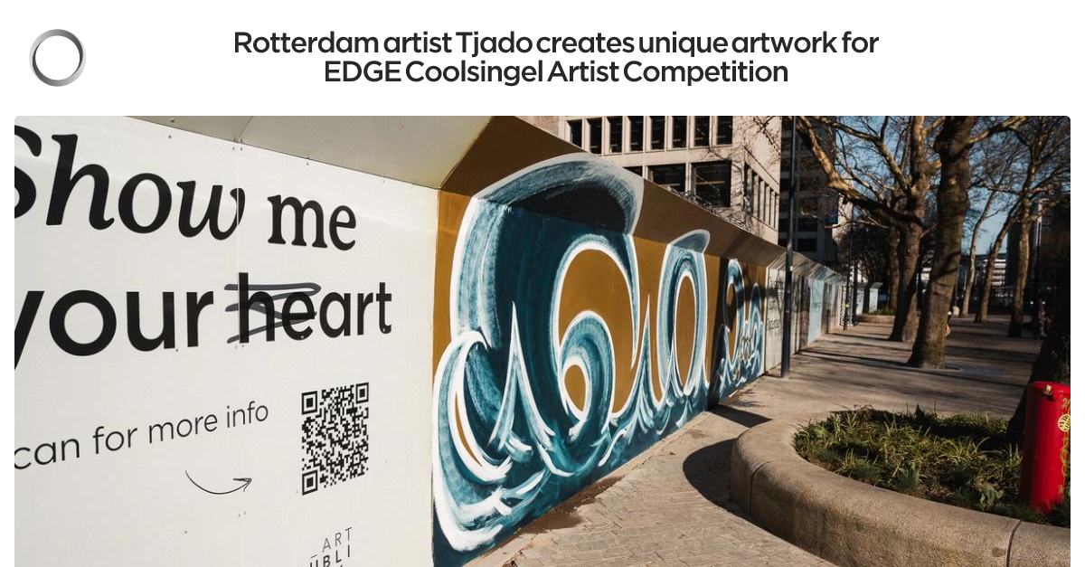 Edge | Rotterdam artist Tjado creates unique artwork for EDGE ...